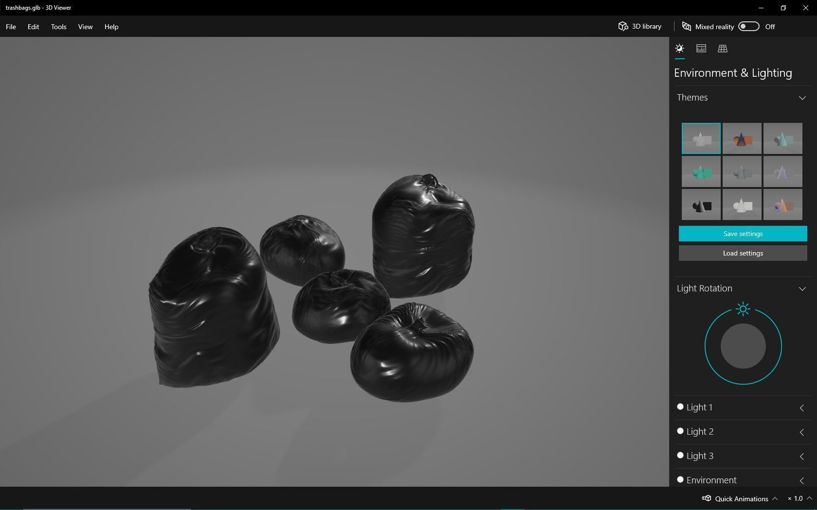 3D model Low poly Garbage Bags VR / AR / low-poly | CGTrader