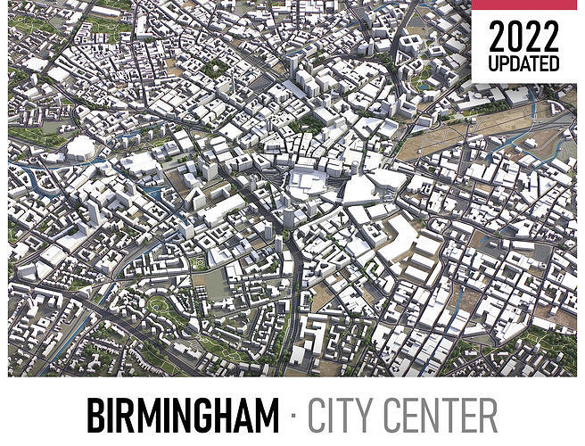 3D model Birmingham VR / AR / low-poly | CGTrader