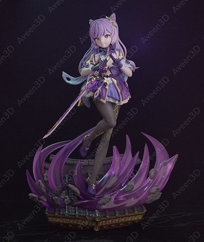 Keqing - Genshin Impact - Garage Kit 3D model 3D printable | CGTrader