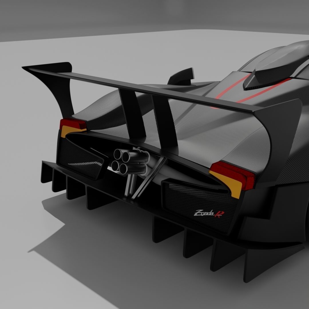 Pagani Zonda R 3D model | CGTrader