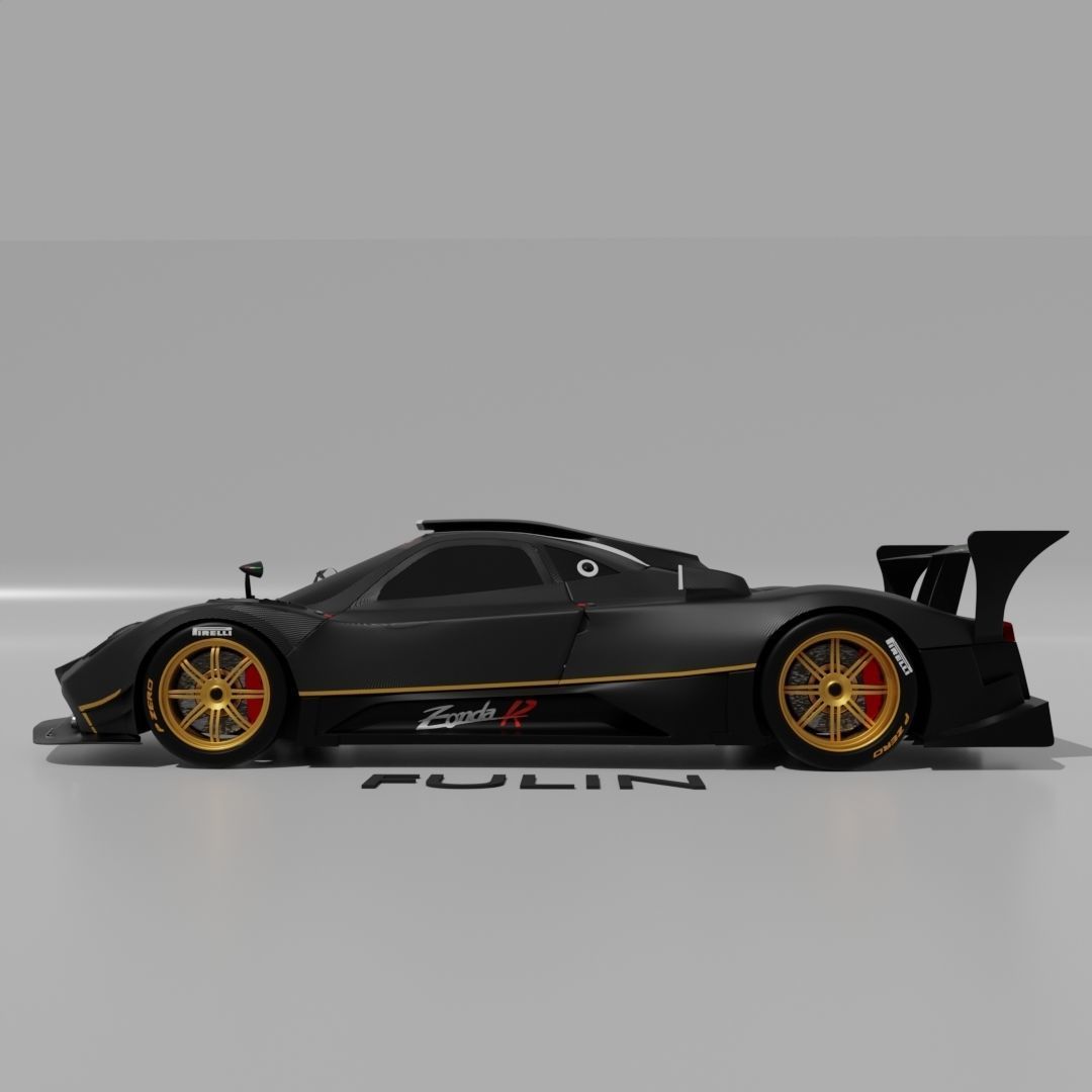 Pagani Zonda R 3D model | CGTrader