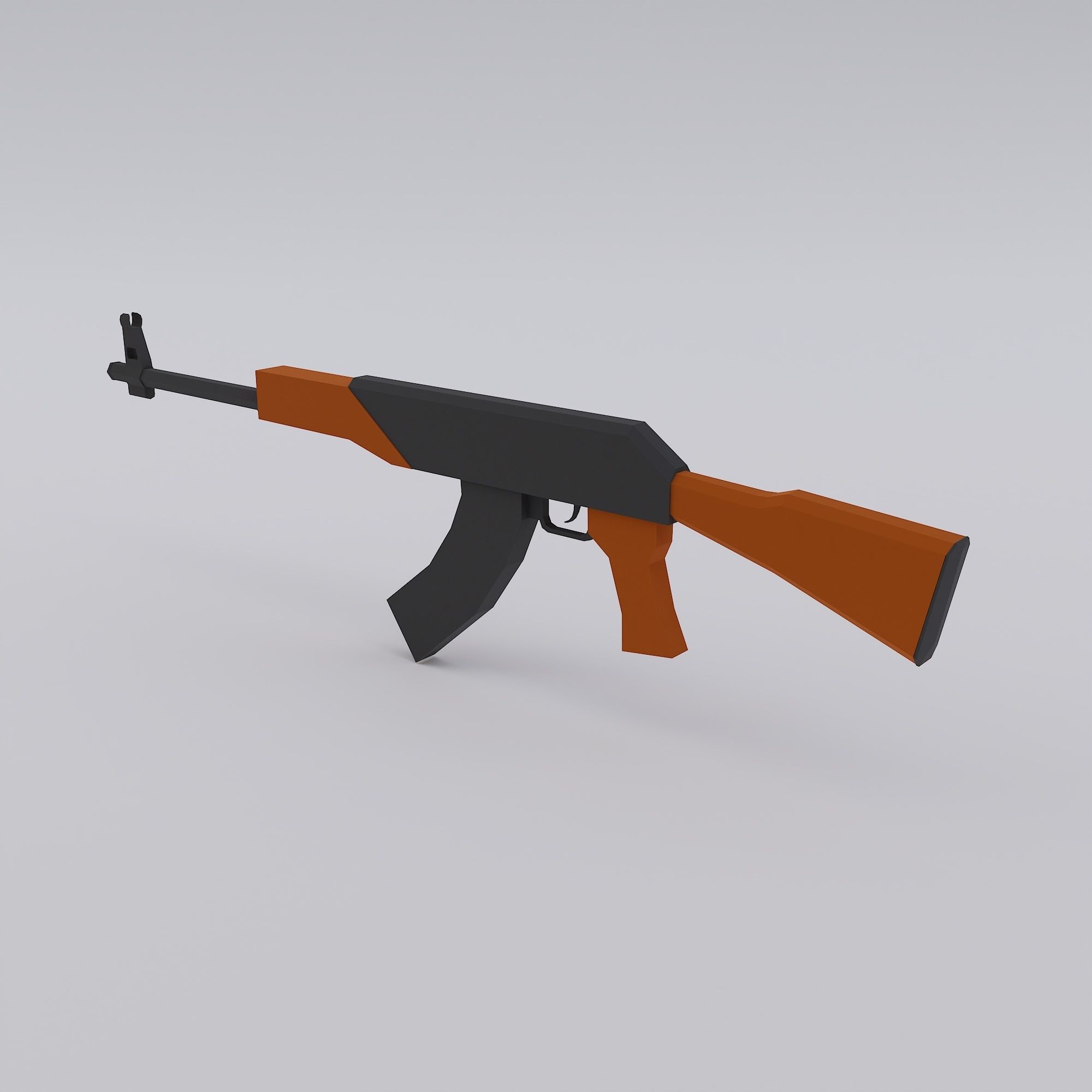 3D model TKB 517 assault rifle VR / AR / low-poly | CGTrader