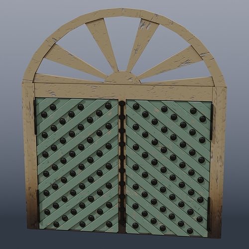 Old Gate 3D model | CGTrader