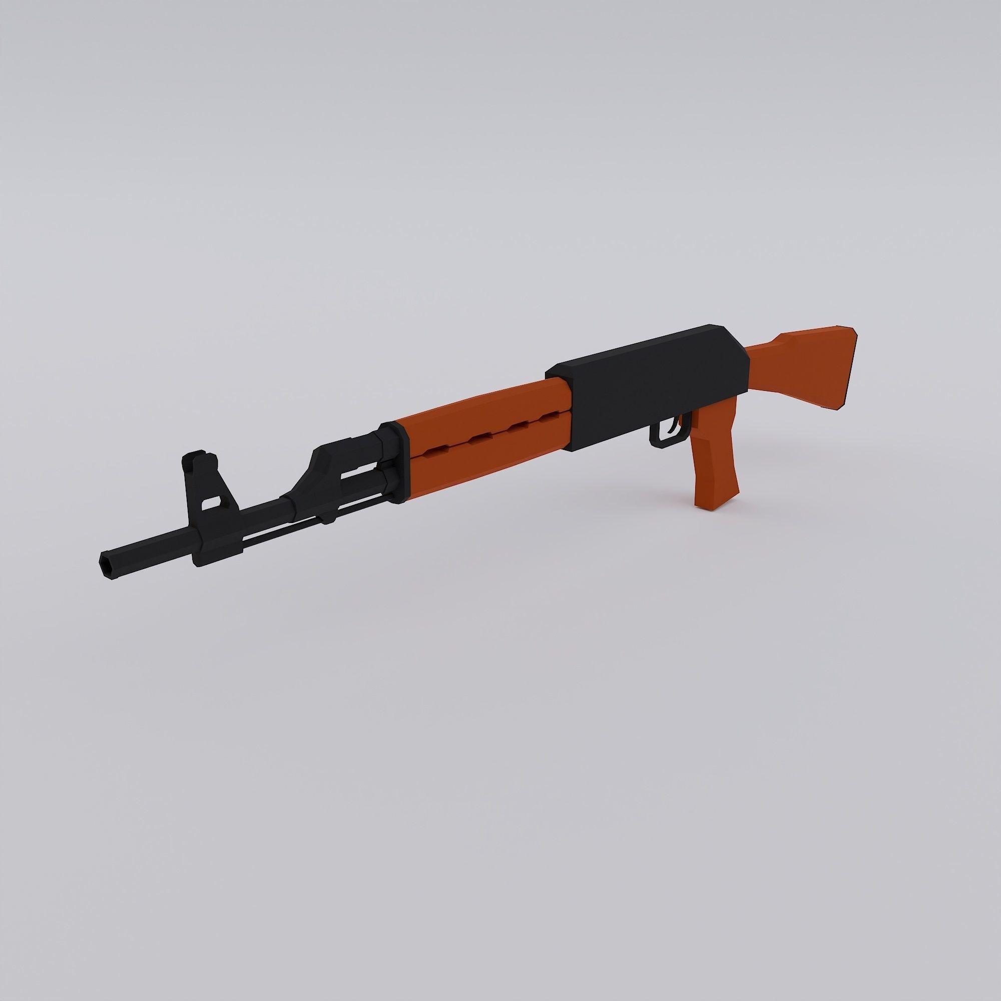 3D model Type 58 assault rifle VR / AR / low-poly | CGTrader