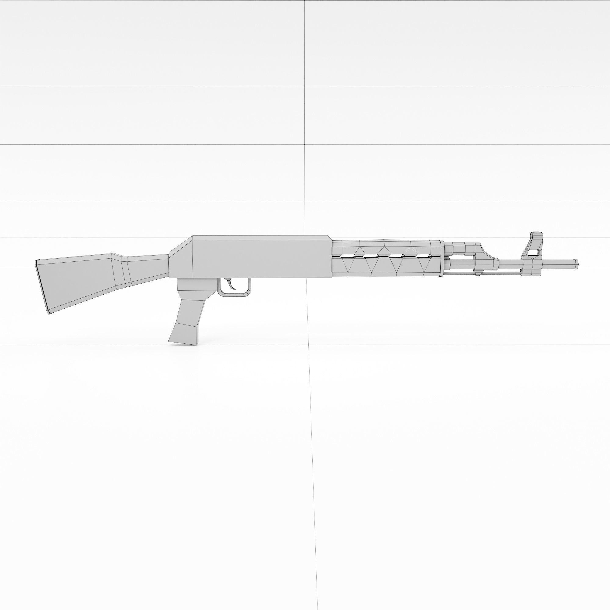 3D model Type 58 assault rifle VR / AR / low-poly | CGTrader