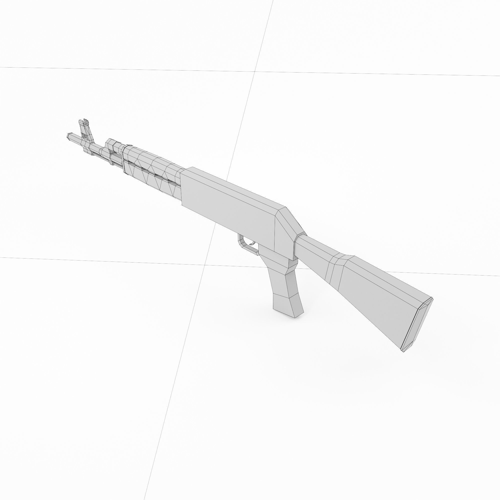 3D model Type 58 assault rifle VR / AR / low-poly | CGTrader