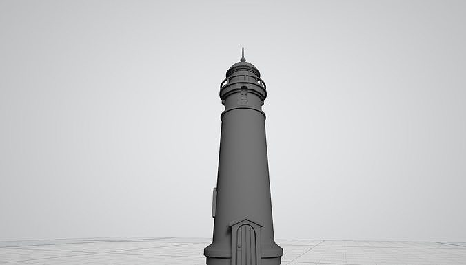 Mayak lighthouse 3D model rigged | CGTrader