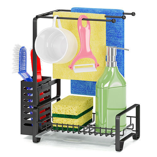 Sponge Holder For Kitchen Sink 3D model | CGTrader