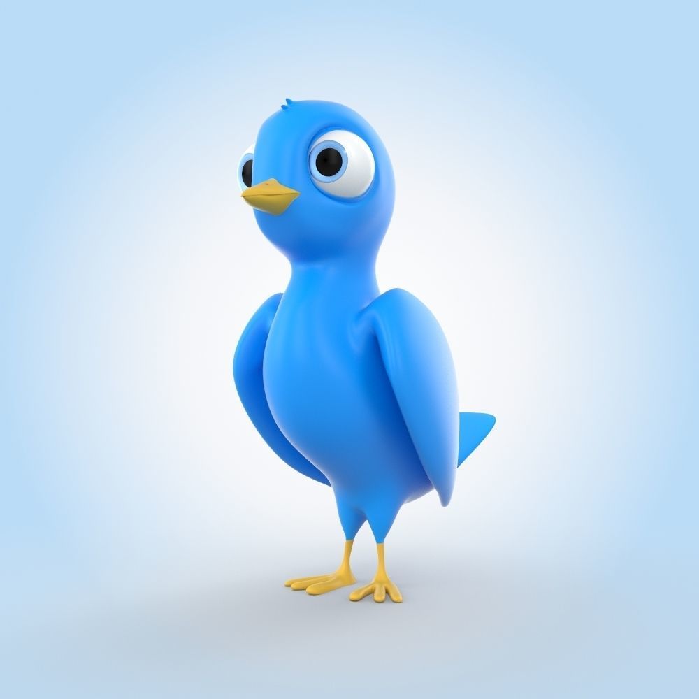 Blue Bird 3D model | CGTrader