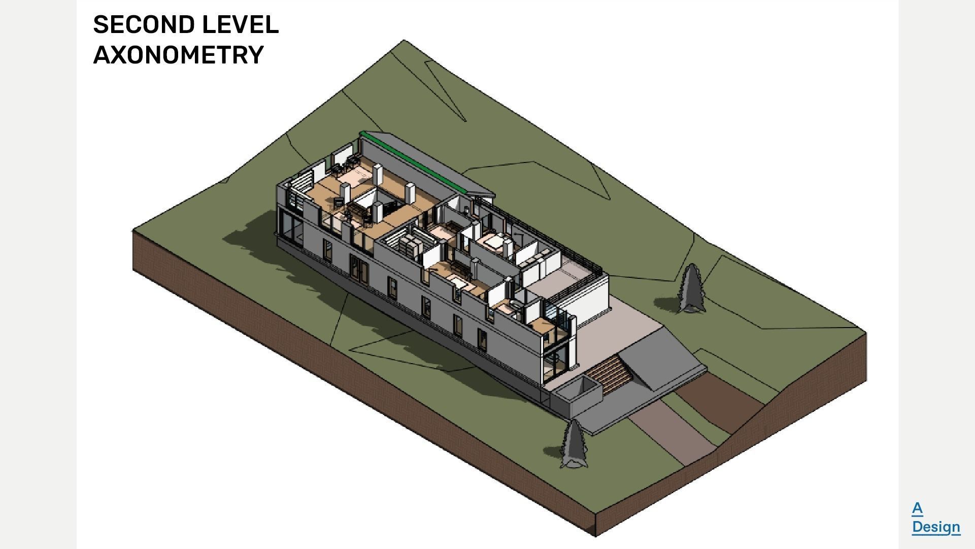 Triangle house - Revit 3D model | CGTrader