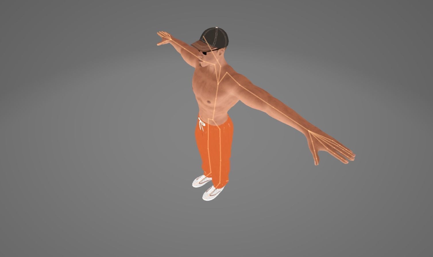 fully rigged body builder 3D model rigged | CGTrader