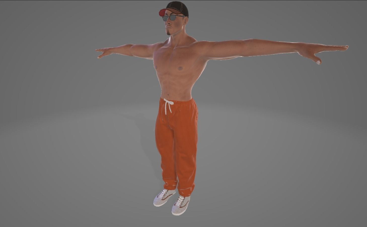 fully rigged body builder 3D model rigged | CGTrader