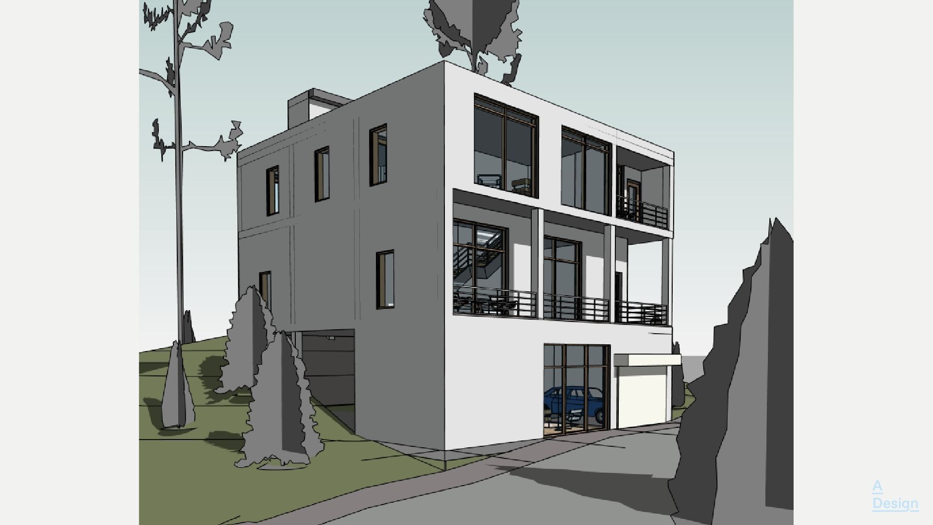 Small house - Revit 3D model | CGTrader