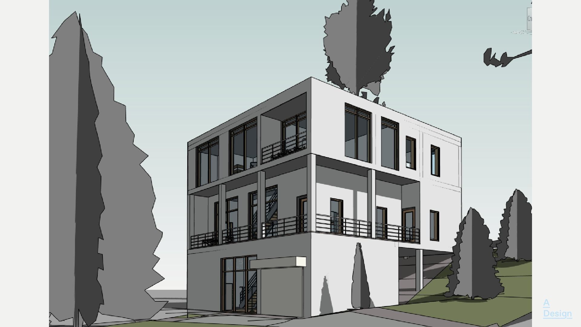 Small house - Revit 3D model | CGTrader