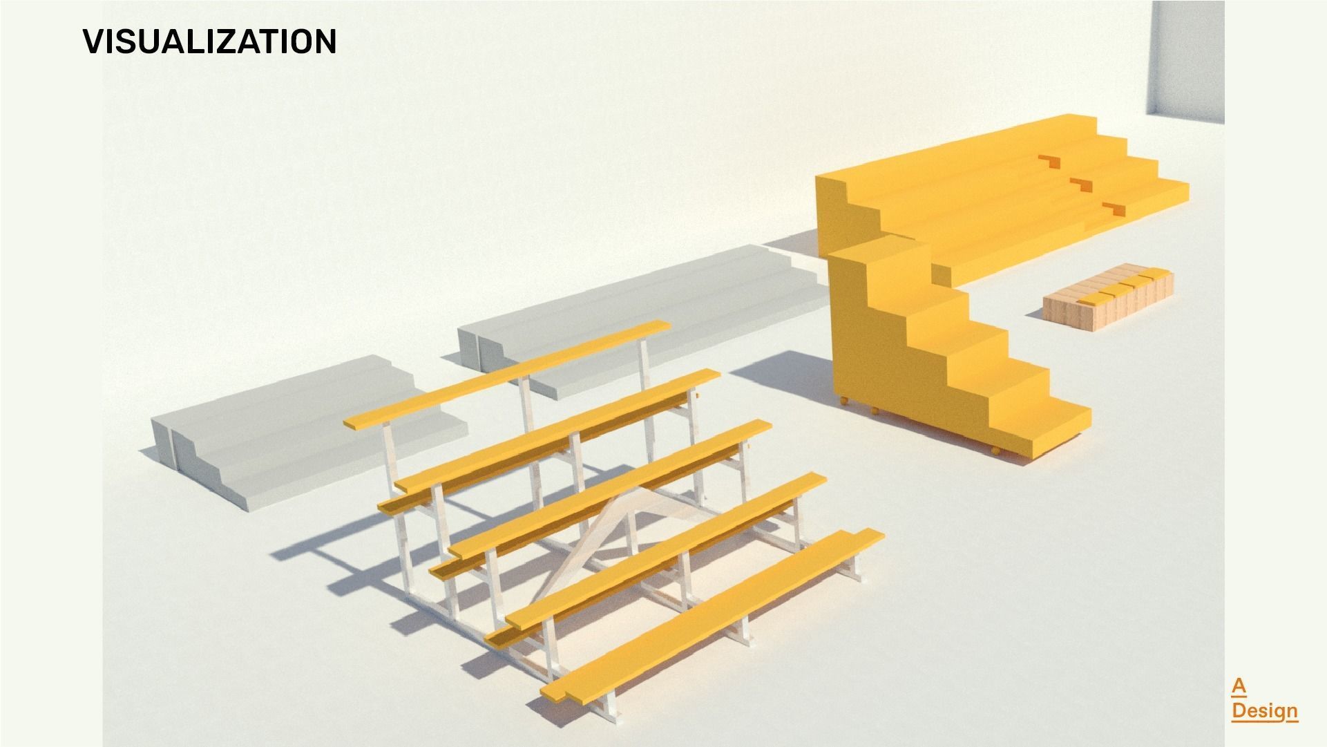 Amphitheaters - Pack of revit families 3D model 3D model | CGTrader