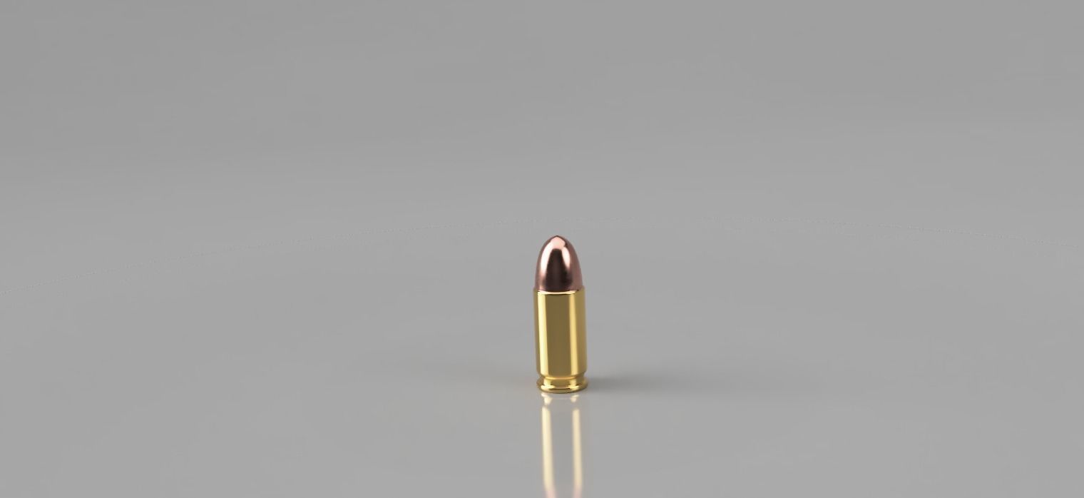 9mm bullet 3D model 3D printable | CGTrader