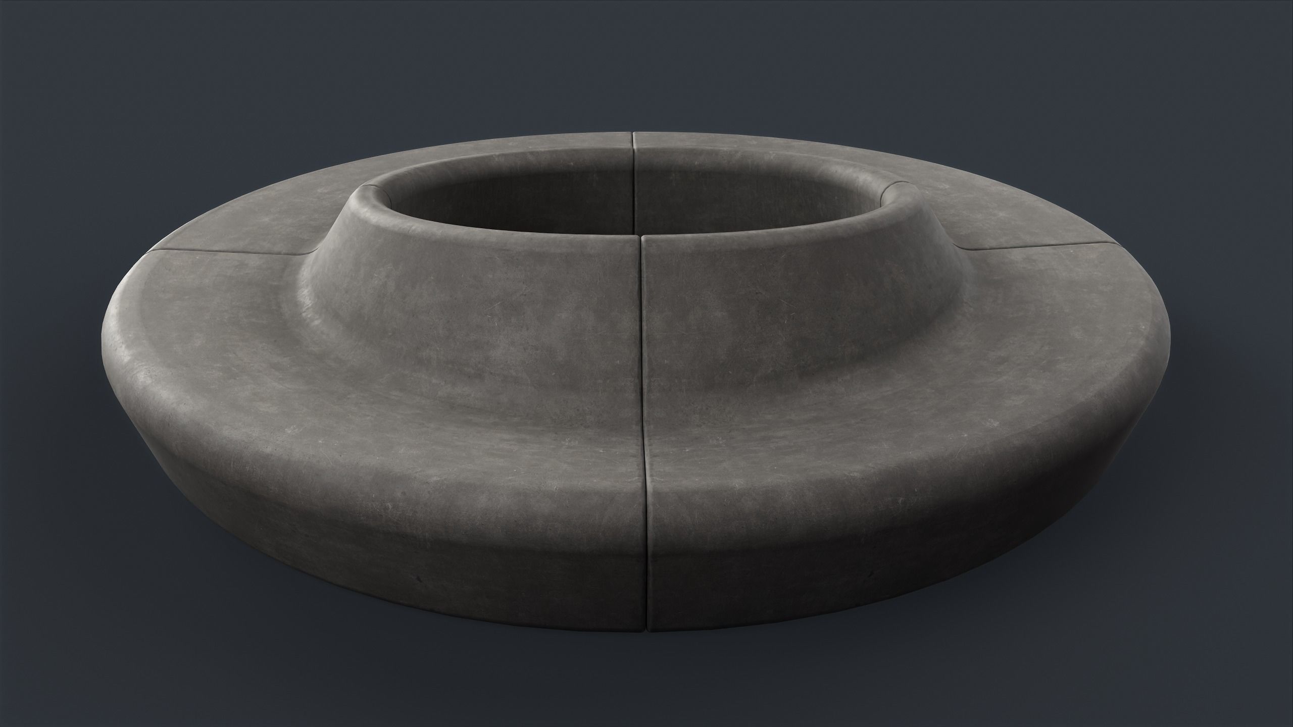 3D model Modern Outdoor Bench 95 PBR Game Ready VR / AR / low-poly ...