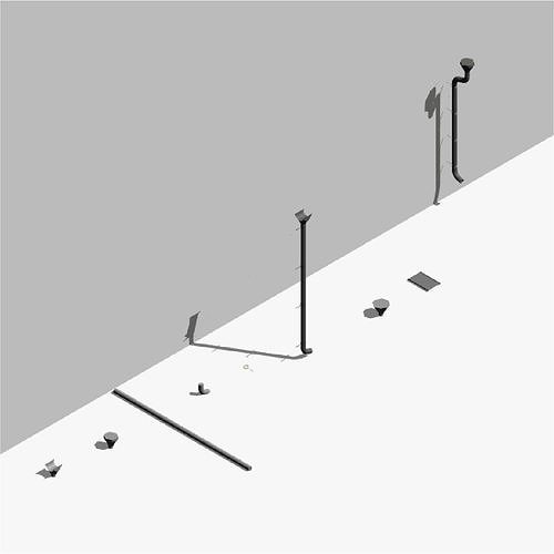 Drain - Pack of revit families 3D model | CGTrader