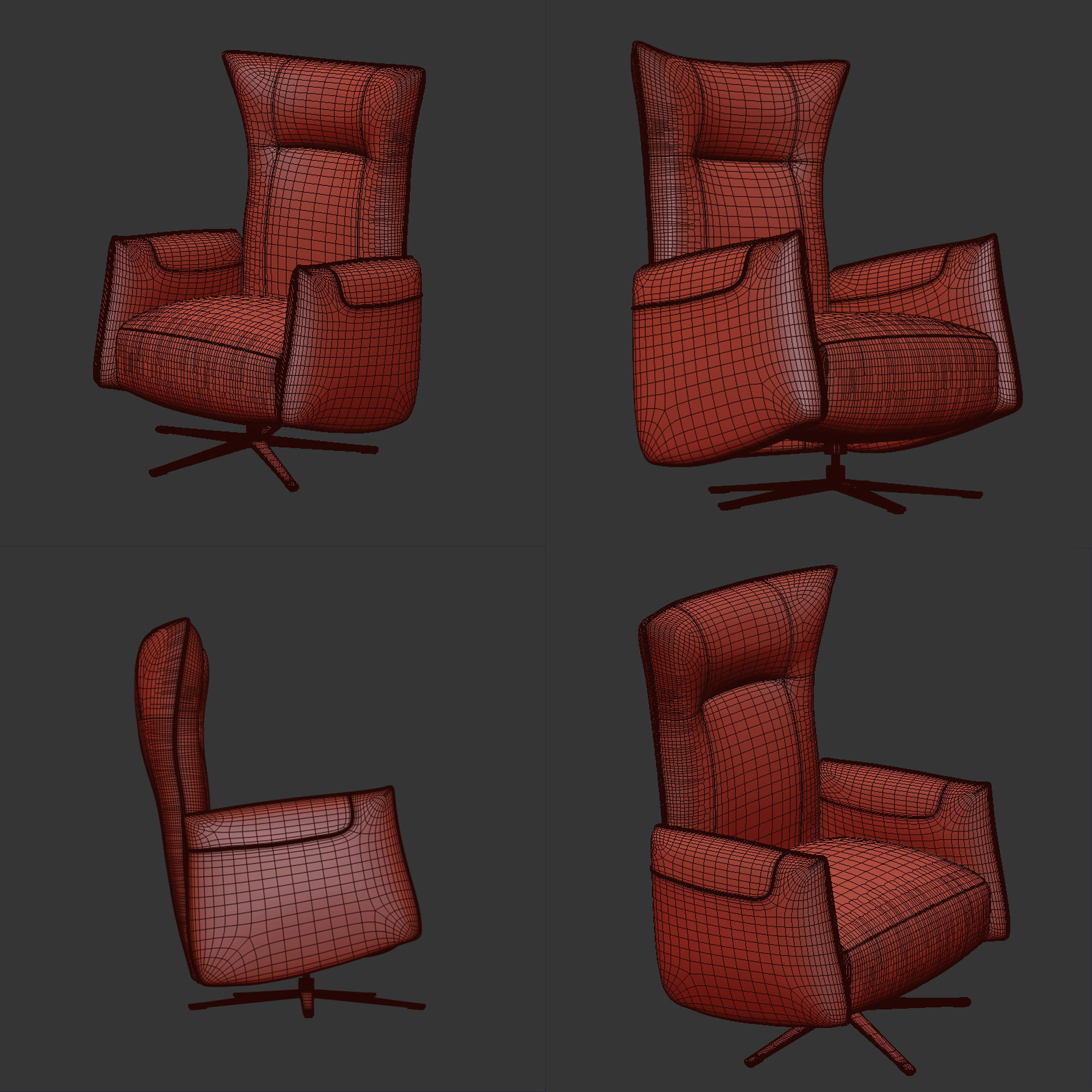 ETA Armchair 3D model | CGTrader