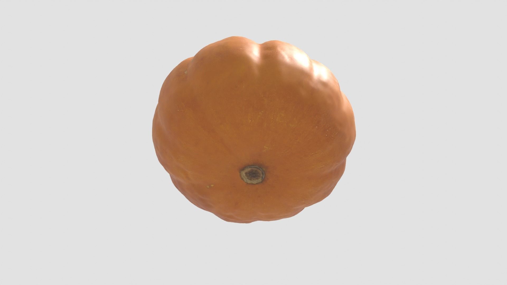 Decorative Gourd Pumpkin Squash Orange 3D Scan 3D model | CGTrader