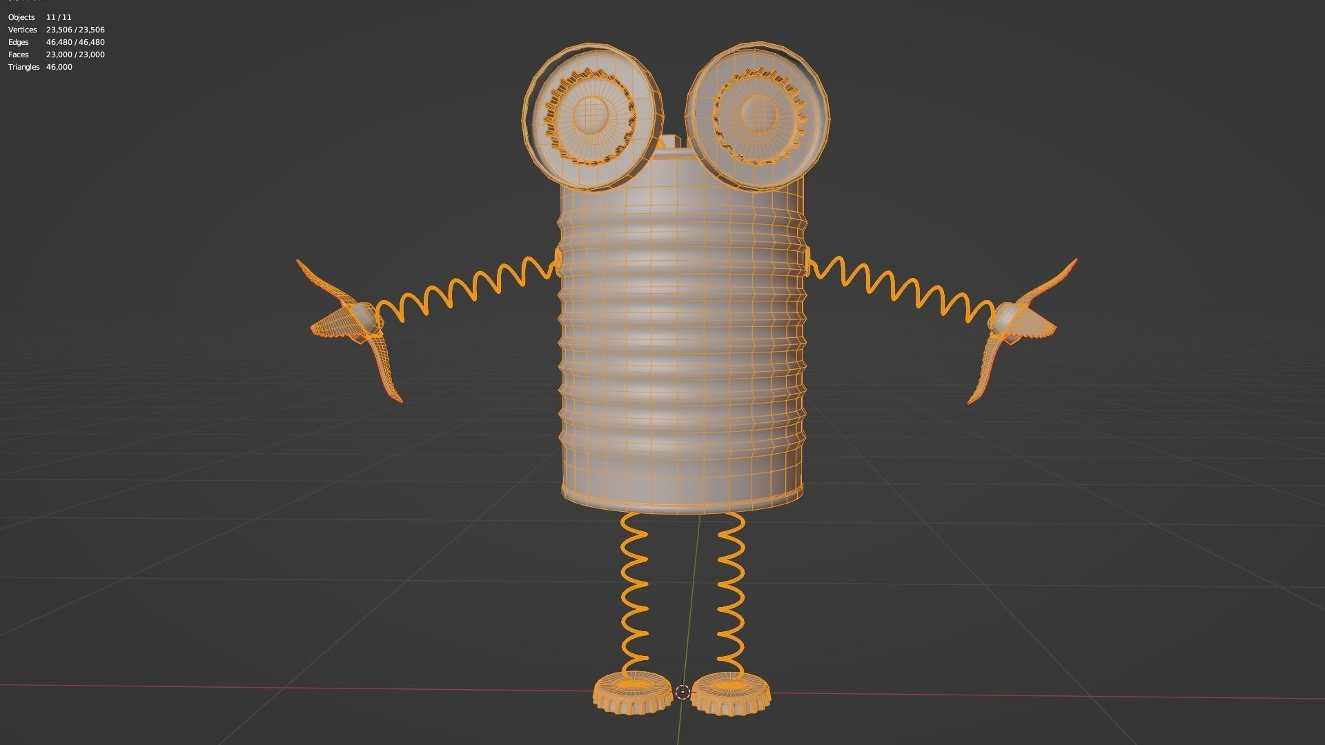 3D model scrub robot VR / AR / low-poly | CGTrader