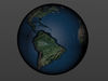Earth World Globe Map 3D model animated | CGTrader