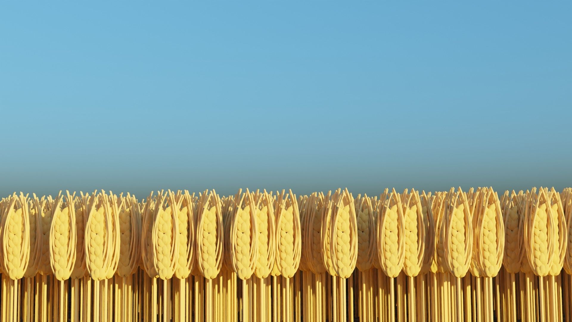 3D model Wheat field VR / AR / low-poly | CGTrader