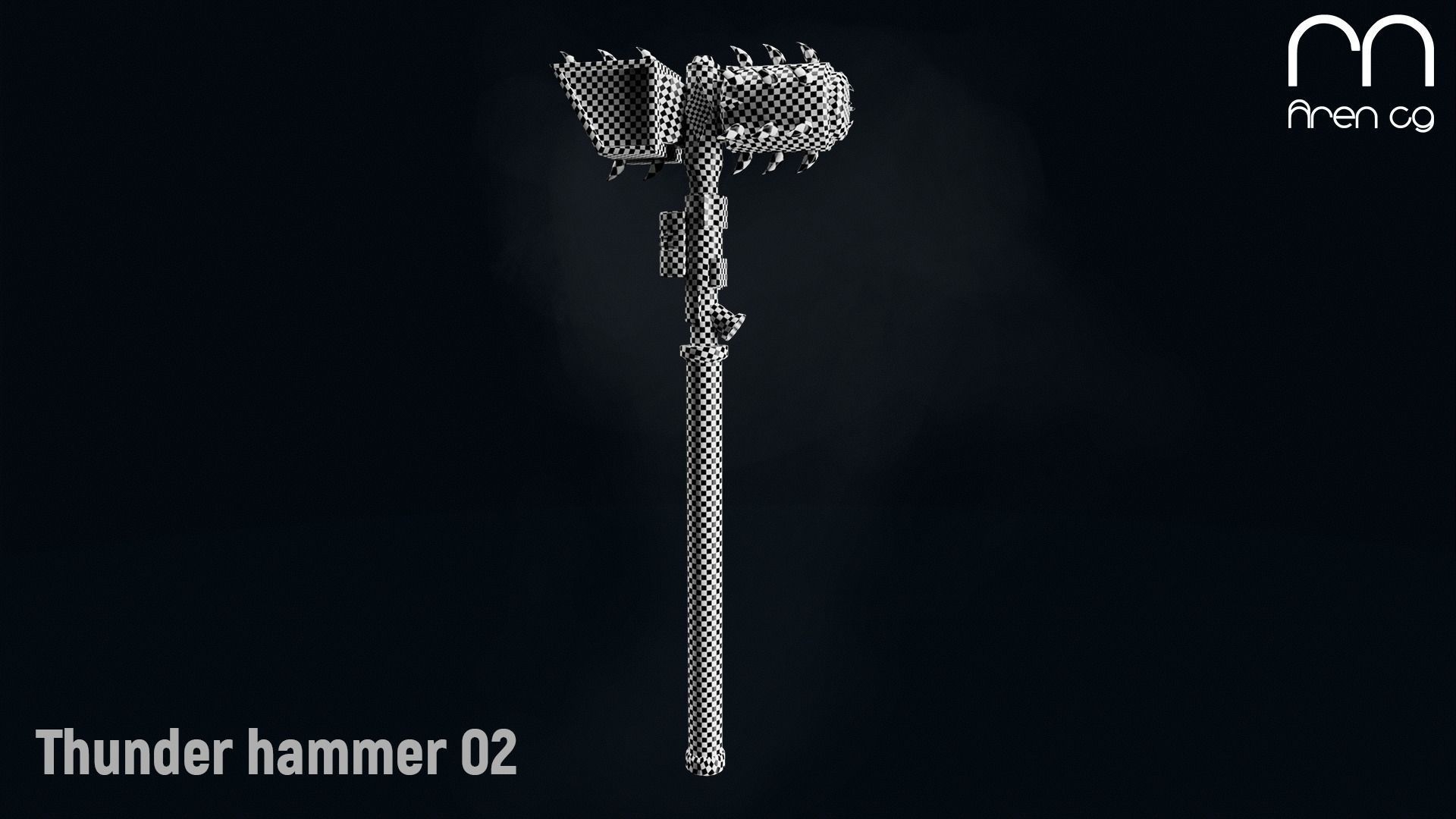 3D model AC thunder hammer 02 VR / AR / low-poly | CGTrader