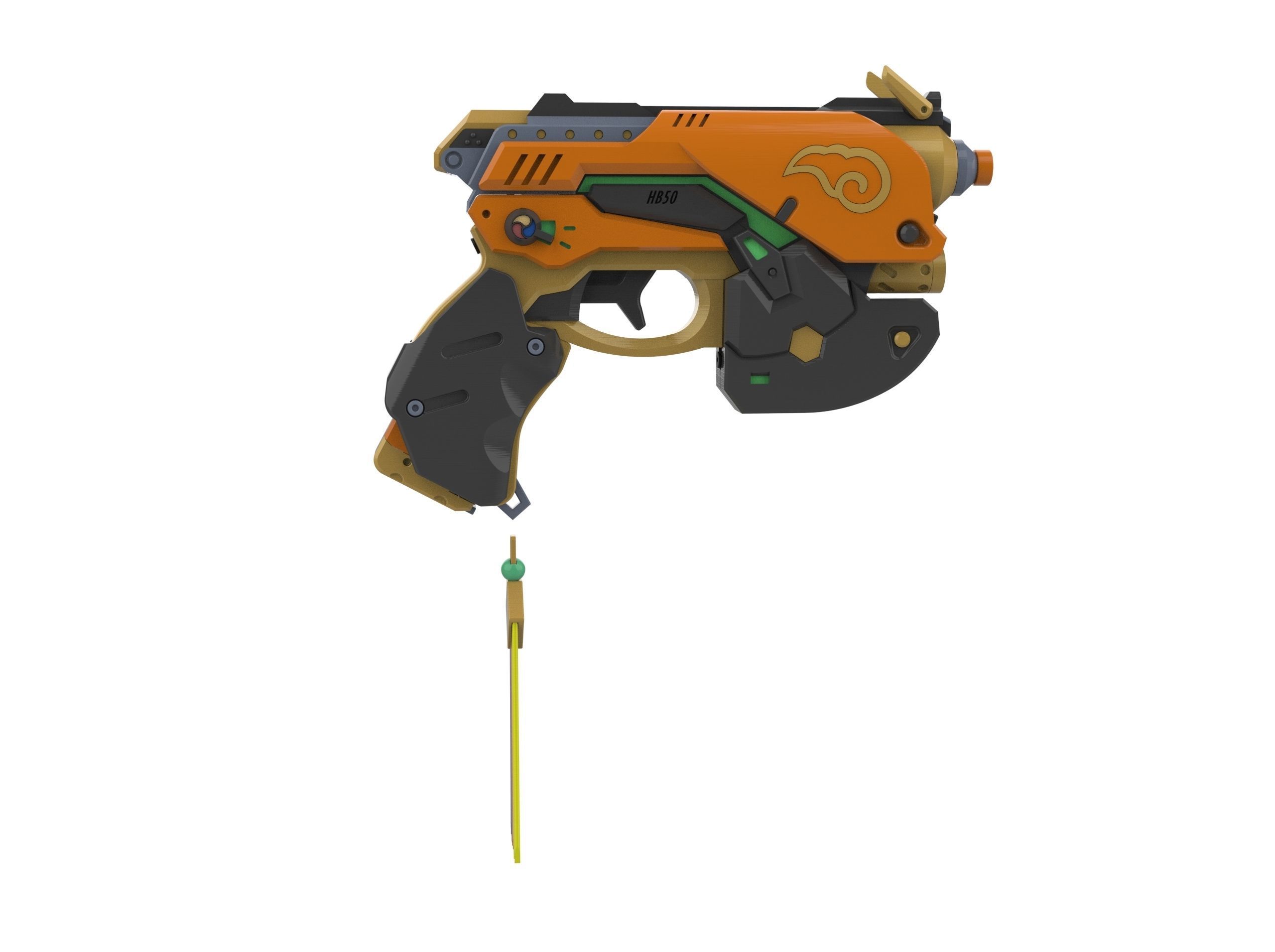 DVa Blaster Palaquin Skin - Overwatch - Printable 3d model - STL 3D ...
