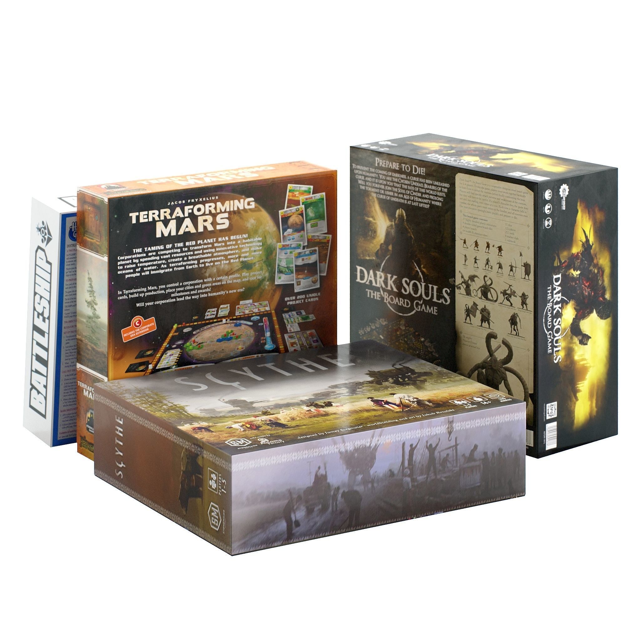 Board Games Pack 4 3D model | CGTrader