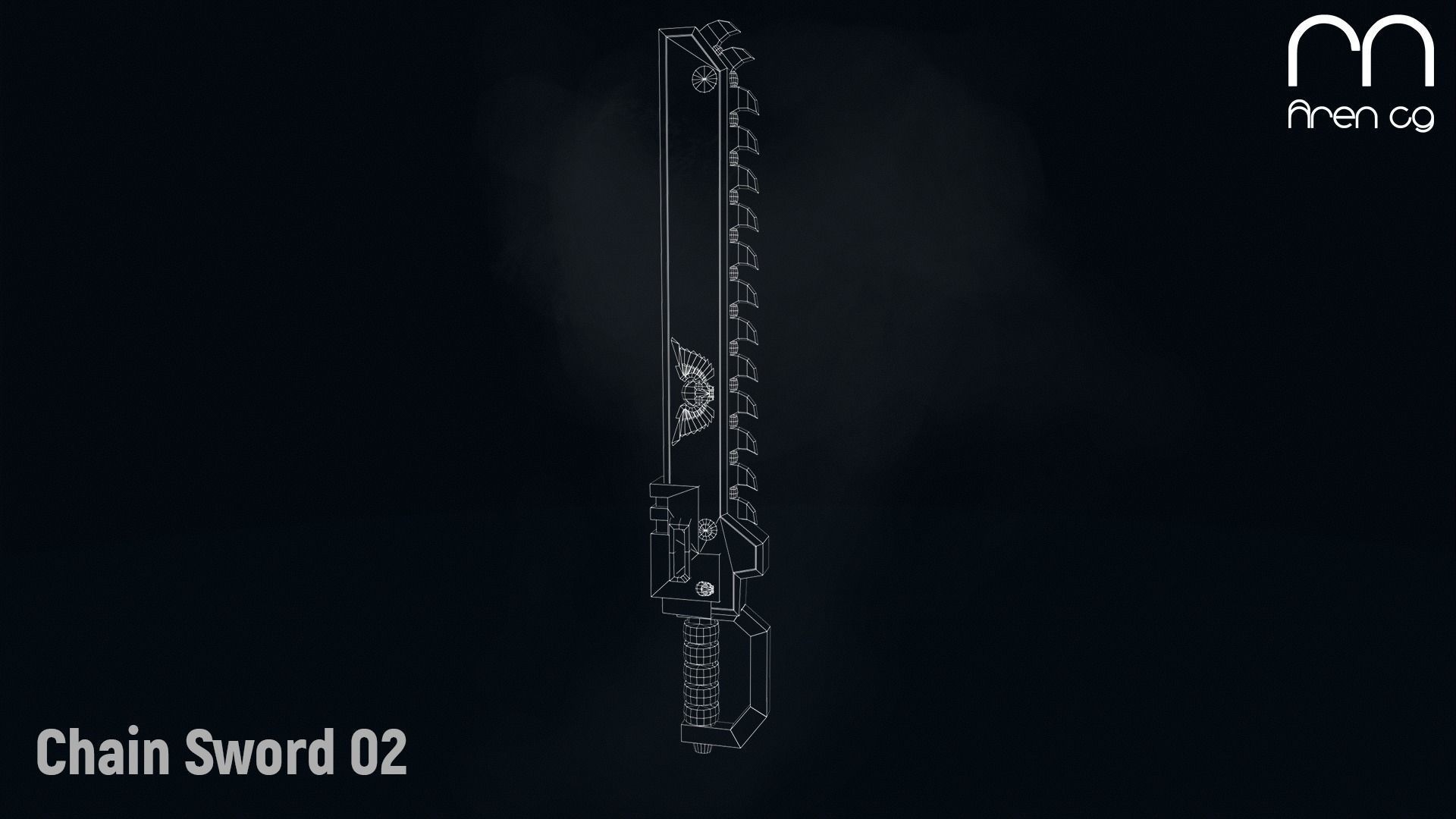 3D model AC Chain Sword 02 VR / AR / low-poly | CGTrader