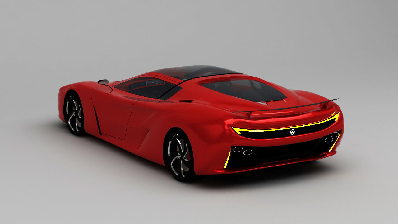 VW w12 Syncro free 3D model | CGTrader