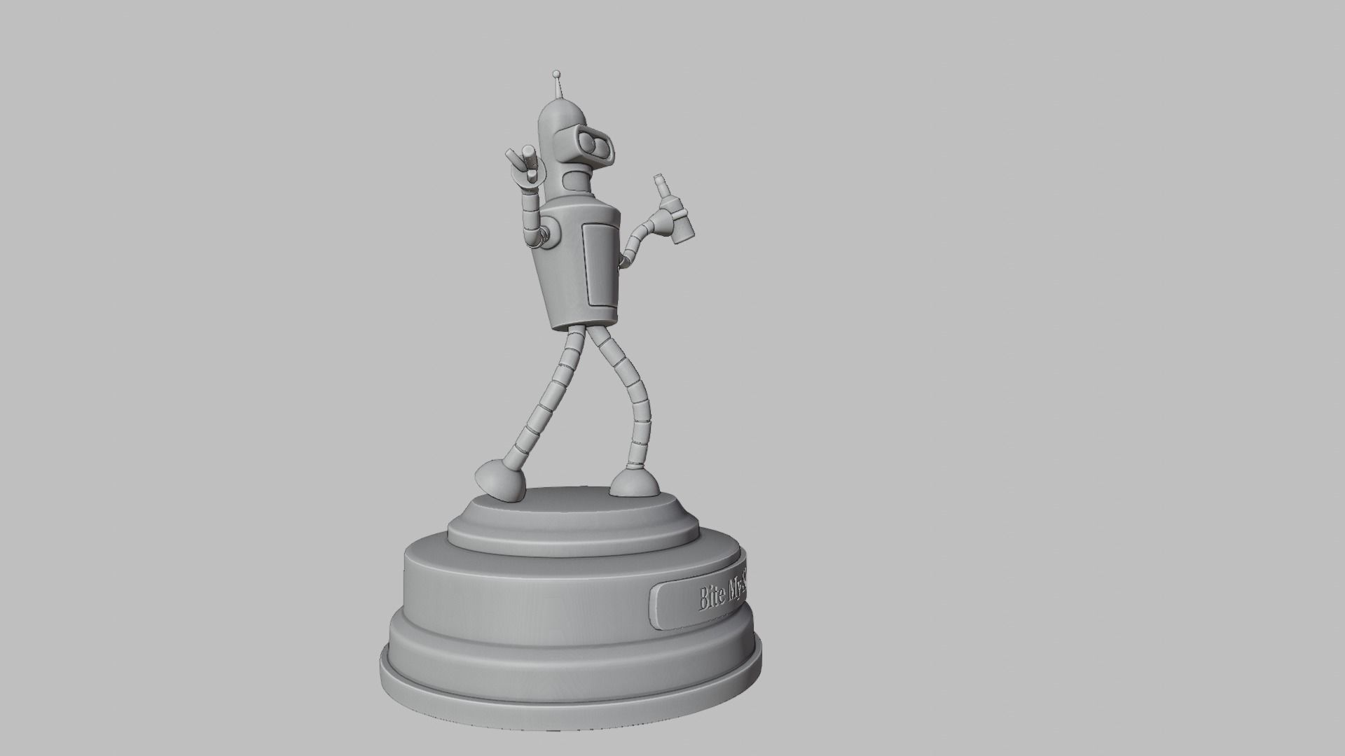 Bender Statue Futurama - 3D Printable 3D model 3D printable | CGTrader