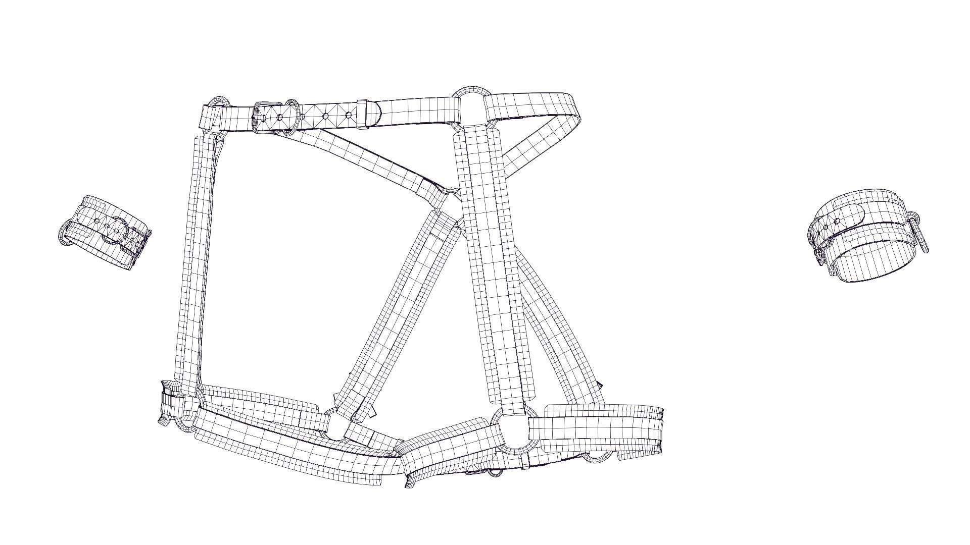 3D model Scarlet Leather harness portupeya set VR / AR / low-poly ...