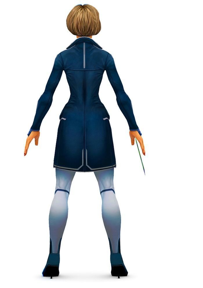 3D model Low Poly Woman Scientist VR / AR / low-poly | CGTrader