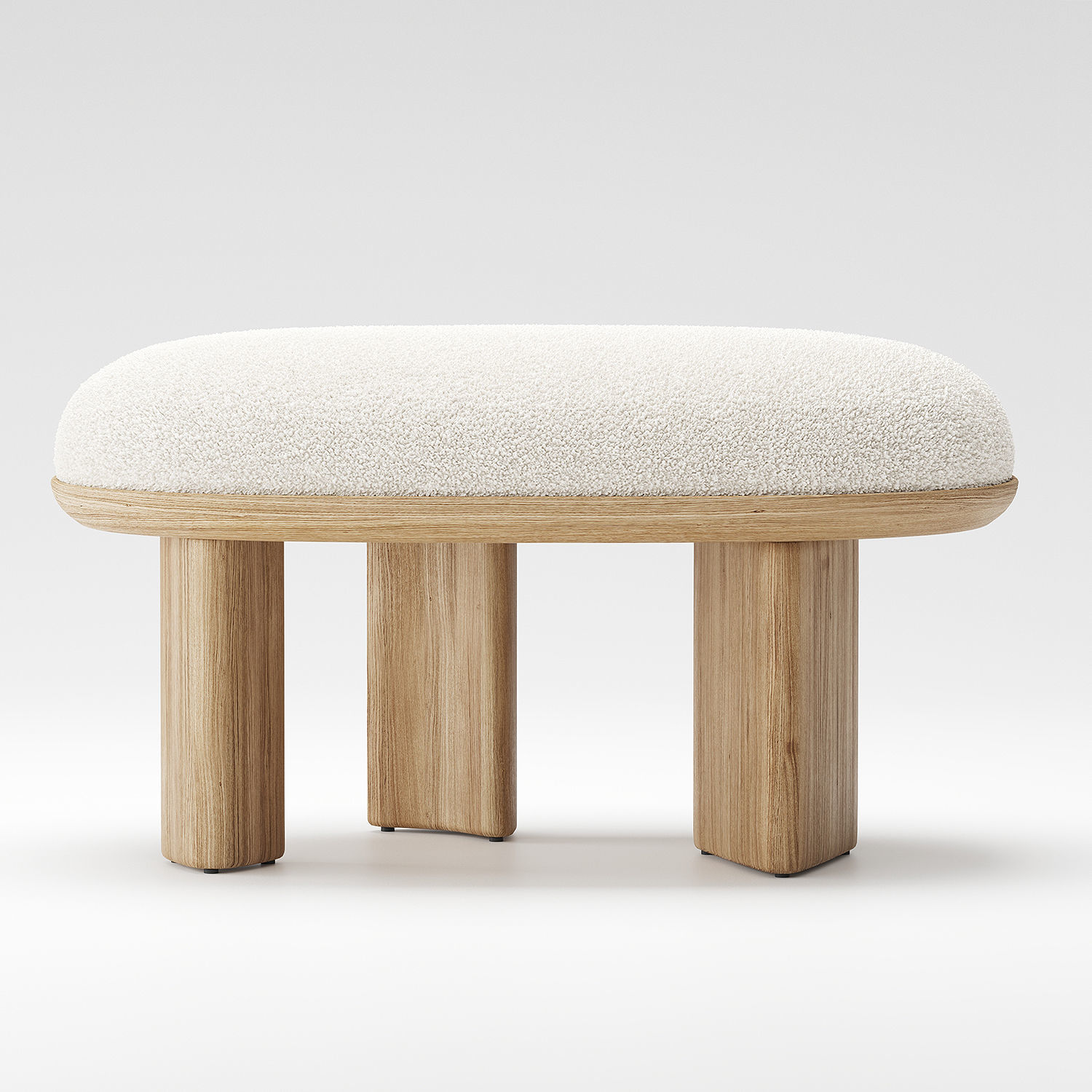 DEMURO DAS CORBU BENCH OTTOMAN 3D model | CGTrader
