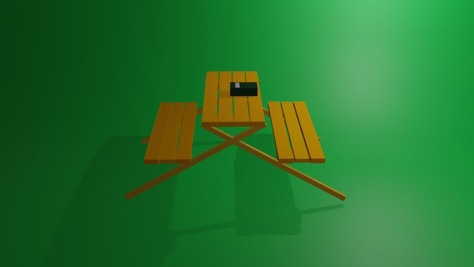 3D model Picnic Table Low-poly VR / AR / low-poly | CGTrader