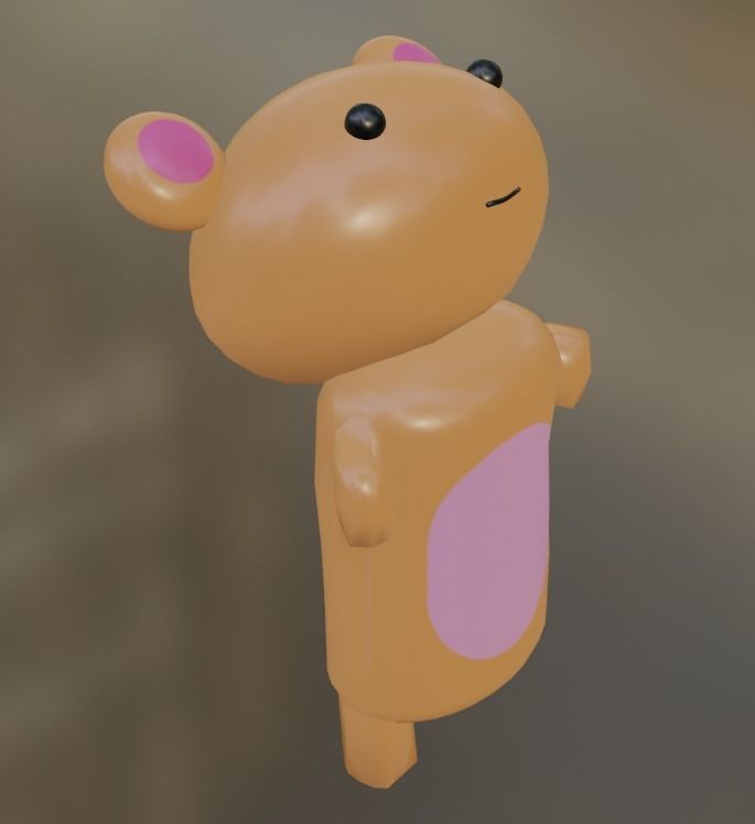 3D model VRChat 3D Bear Model Avatar VR / AR / low-poly | CGTrader