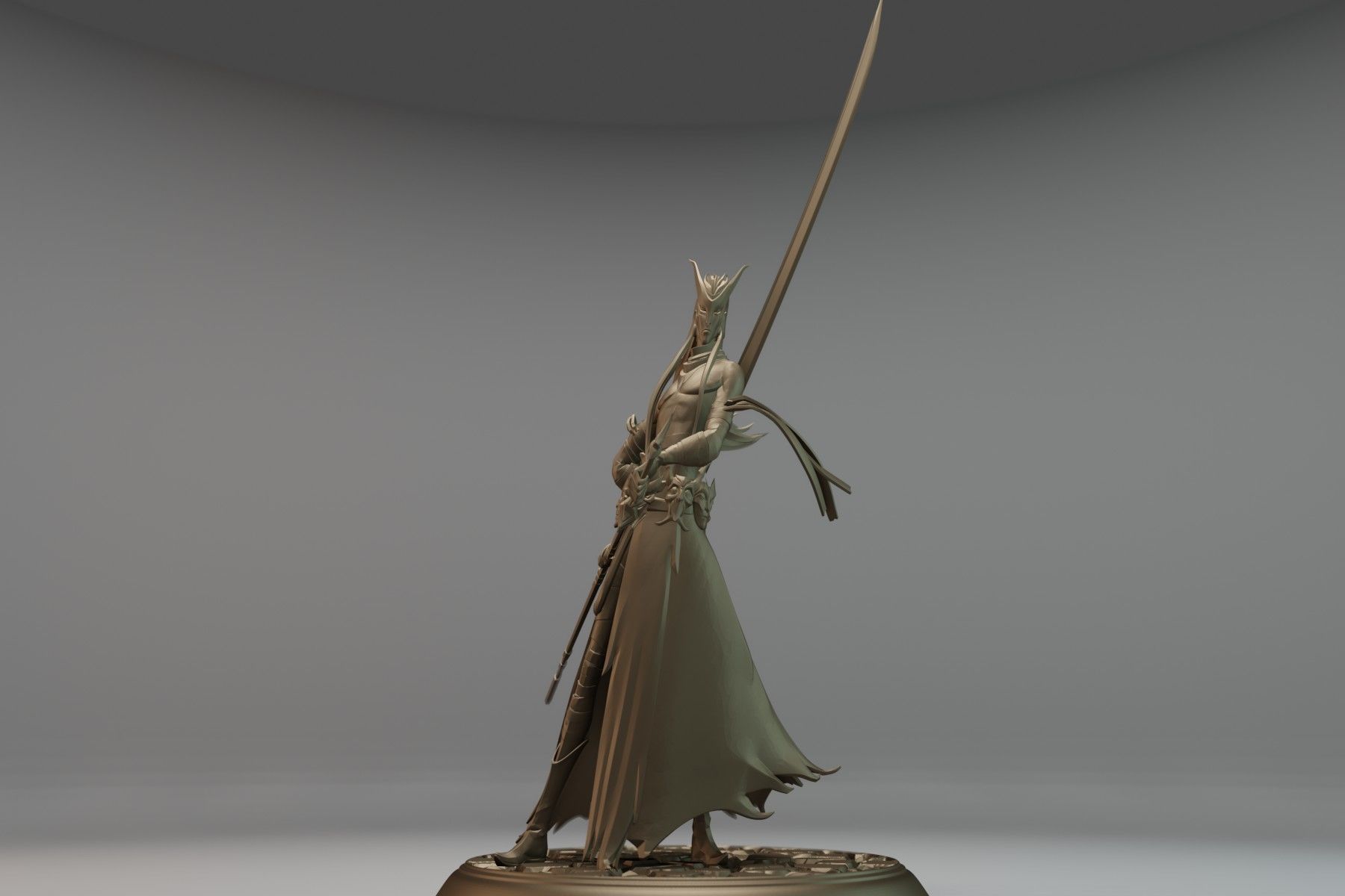YONE STANDING POSE - LEAGUE OF LEGENDS 3D model 3D printable | CGTrader
