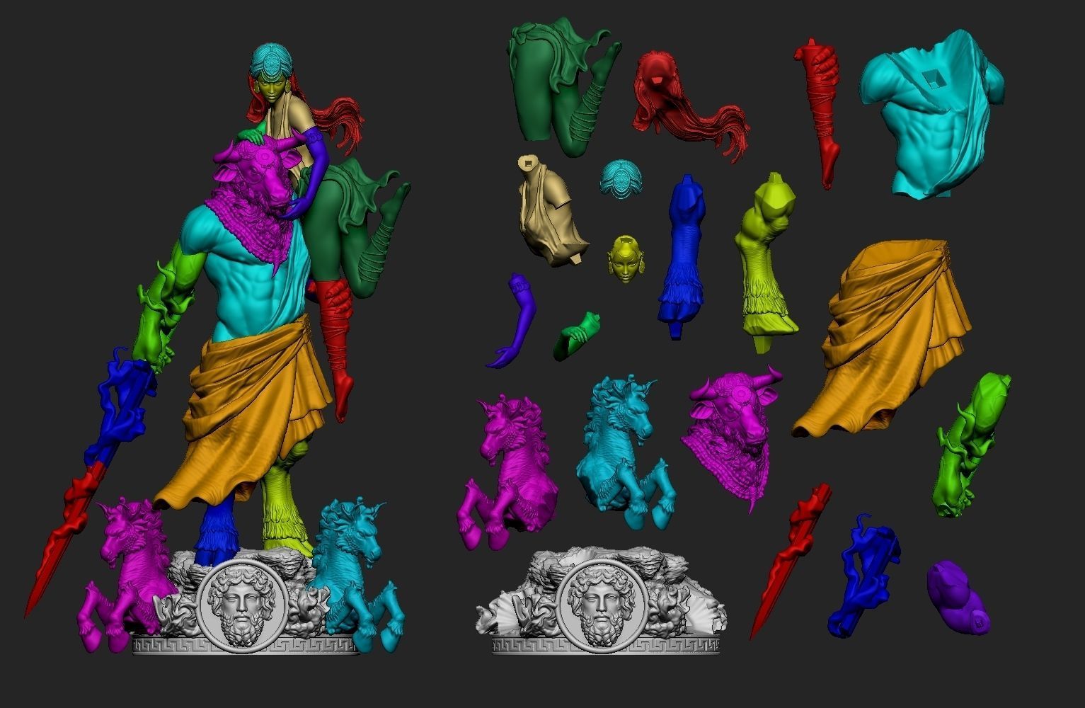 MINOTAUR BY CREATIVE GEEK MB 3D model 3D printable | CGTrader