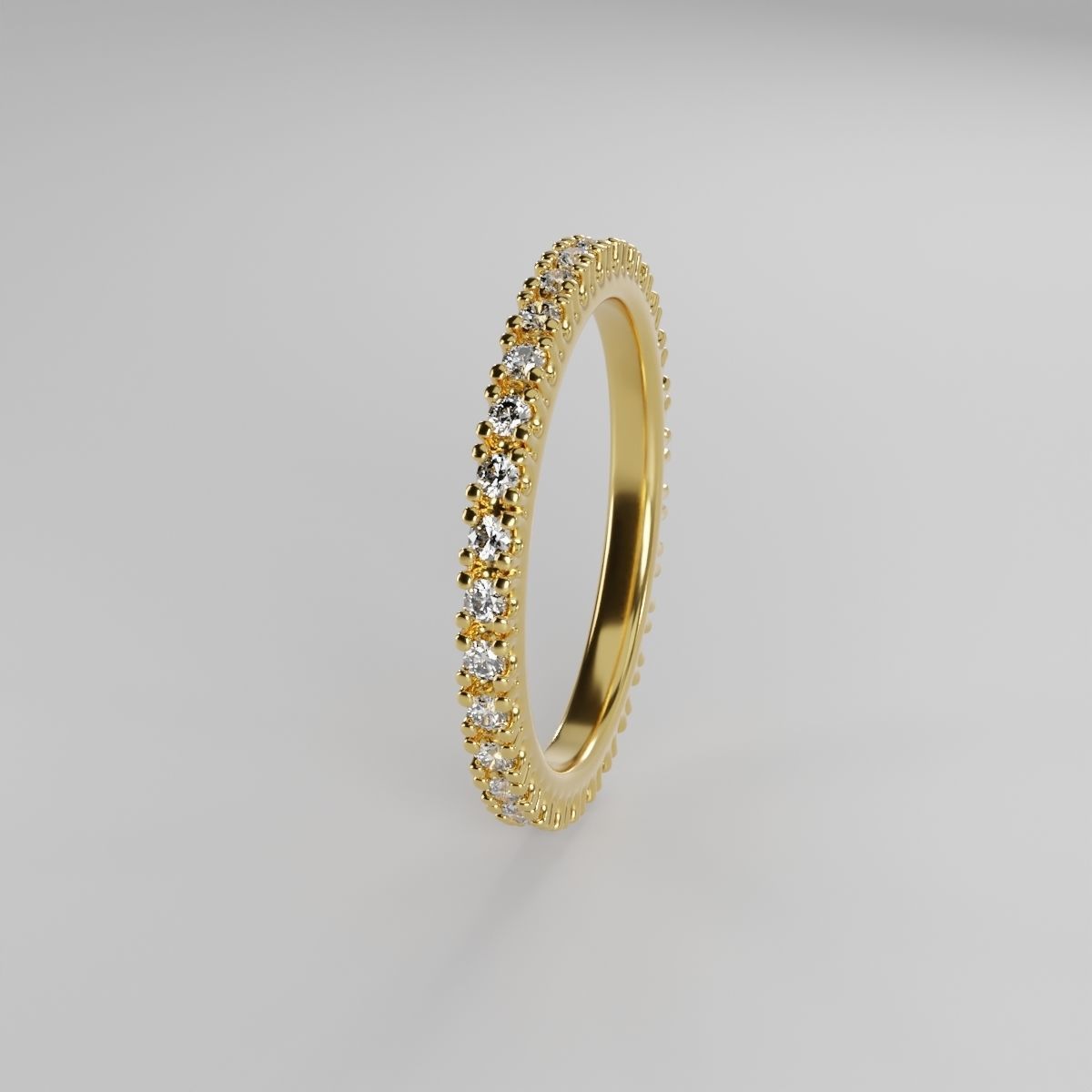 diamond gold ring 3D model 3D model | CGTrader