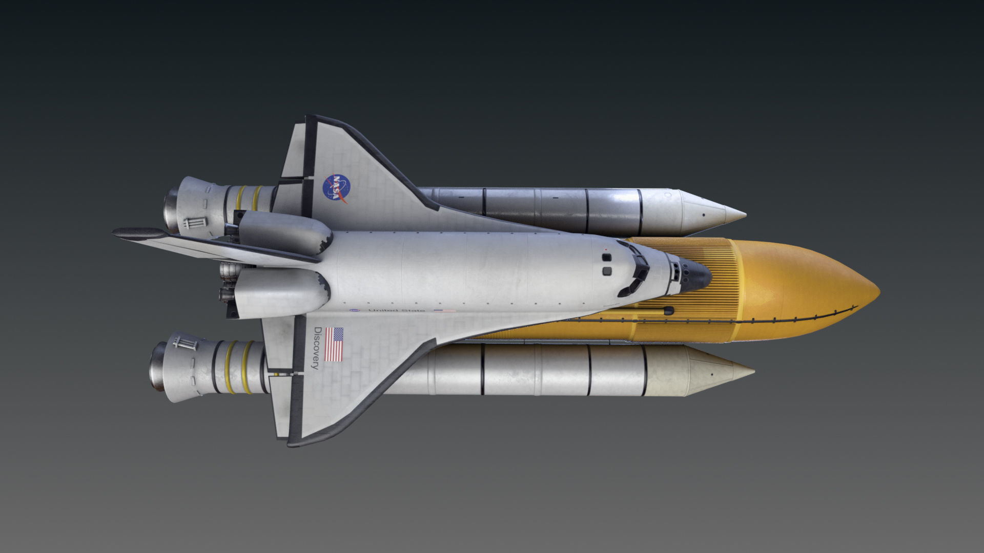 SPACE SHUTTLE discovery NASA 3D model | CGTrader