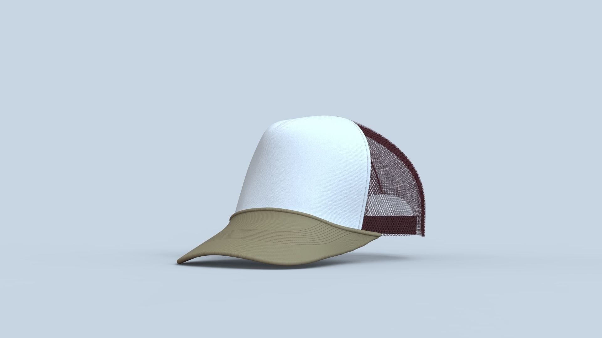 Trucker cap Design 3D model | CGTrader