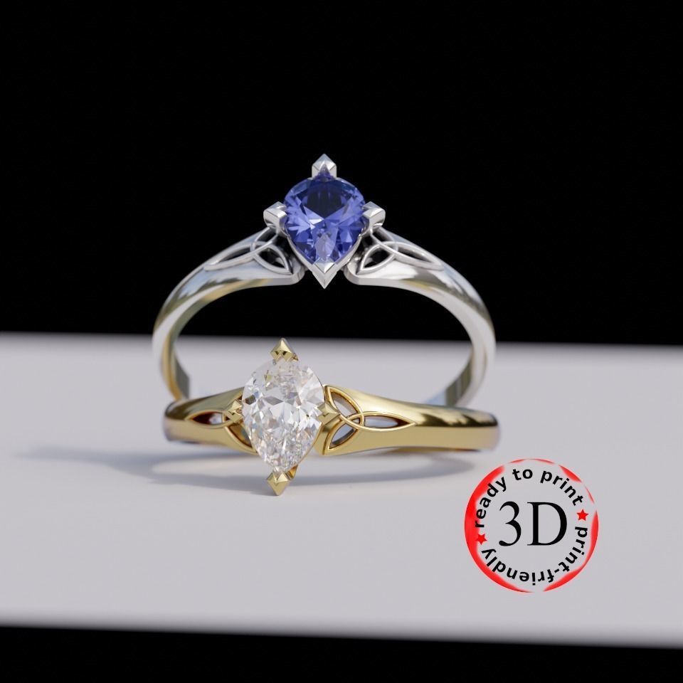 Ring ready and easy to printing 3D print model 3D print free 3D model ...