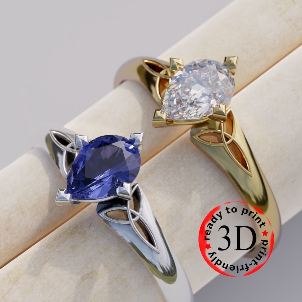 Ring ready and easy to printing 3D print model 3D print free 3D model ...