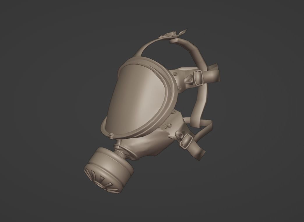 3D model GAS MASK ASSET VR / AR / low-poly | CGTrader