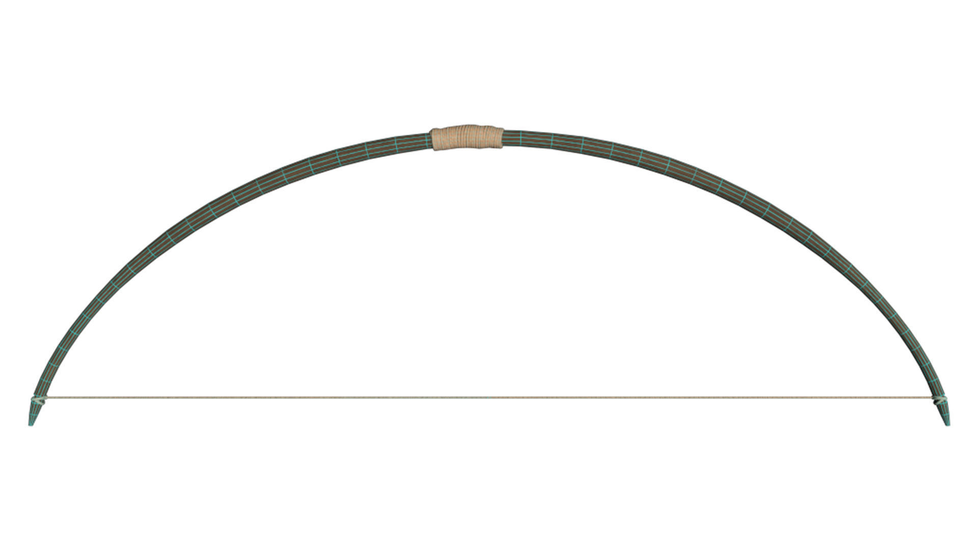 3D model Bow of arrow VR / AR / low-poly | CGTrader