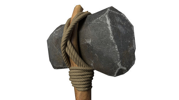 3D model Ax Prehistoric VR / AR / low-poly | CGTrader