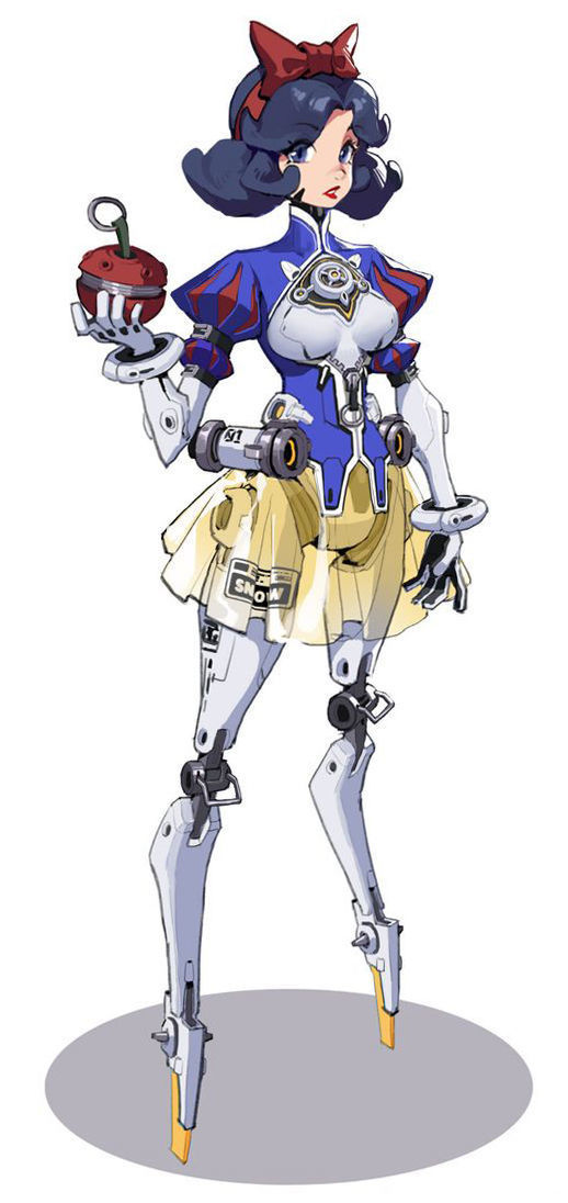 BJD SNOWWHITE DOLL 3D model 3D printable | CGTrader