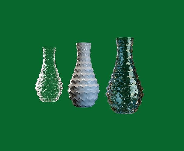 3D model 3D Flower Vase VR / AR / low-poly | CGTrader